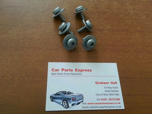 GENUINE FORD TORX HEAD SCREW SET x6 RS XR COSWORTH TRIM SCREW SET ARCH ...